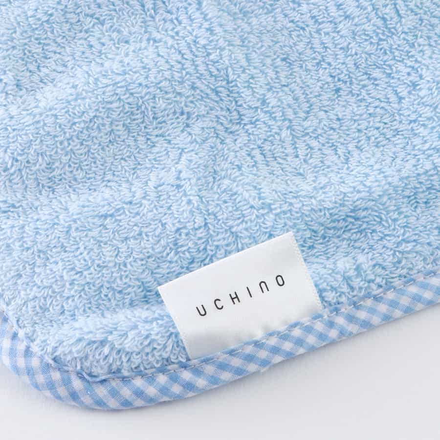 チェックカラータオル ベビータオル 約80×80cm（2928C218）-ローヤル・セレクト-UCHINO Online Shop