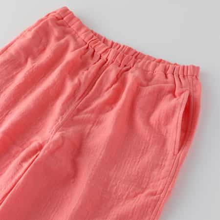 マシュマロガーゼ レディスロングパンツOA（RBF15589）-UCHINO relax-women（ウィメンズ）-UCHINO Online Shop
